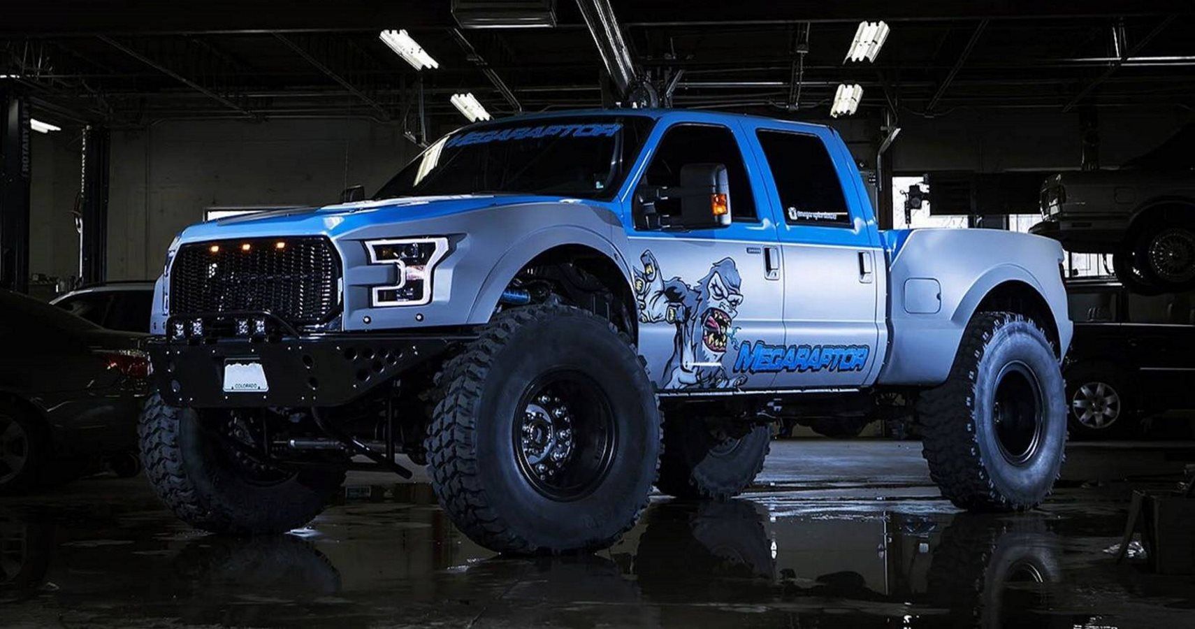Defco Trucks Makes Huge F-350 Mega Raptor
