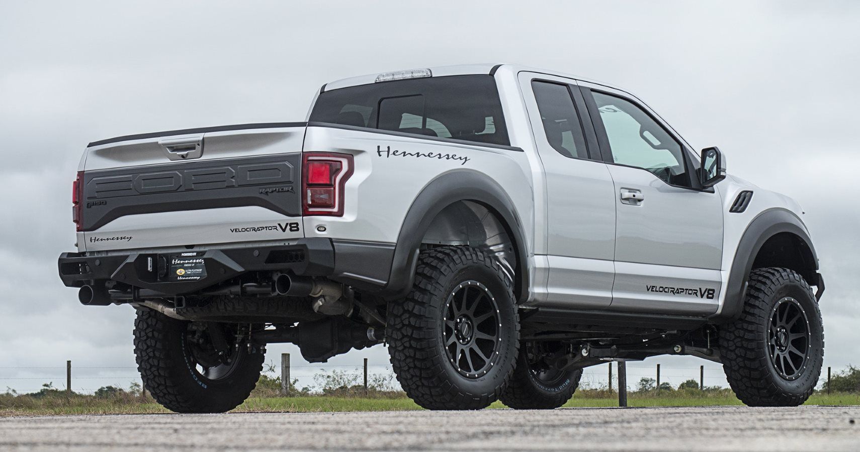 Watch Hennessey's Insanely Powerful VelociRaptor V8 In Action