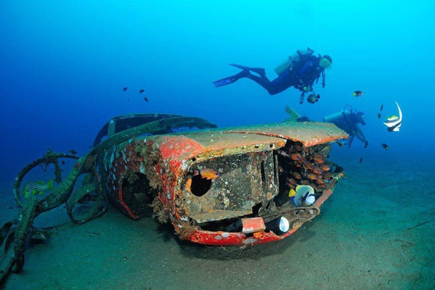 20 Pictures Of Cars (And Other Vehicles) That Will Live Forever Underwater