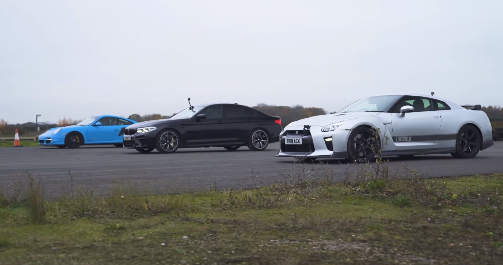[Video] Nissan GT-R Takes On Tuned Porsche 911 Turbo S And BMW M5 ...