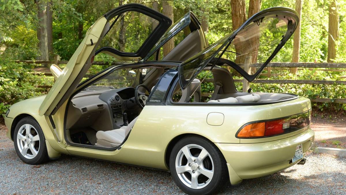 Here's What Makes The Toyota Sera A Bizarre Gem Of A Sports Coupe