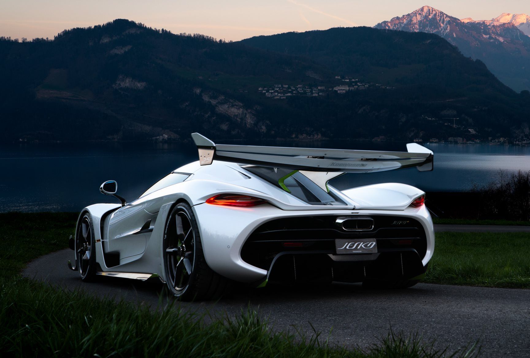 Stunning New Photos Show Koenigsegg Jesko Hypercar In Swiss Alps