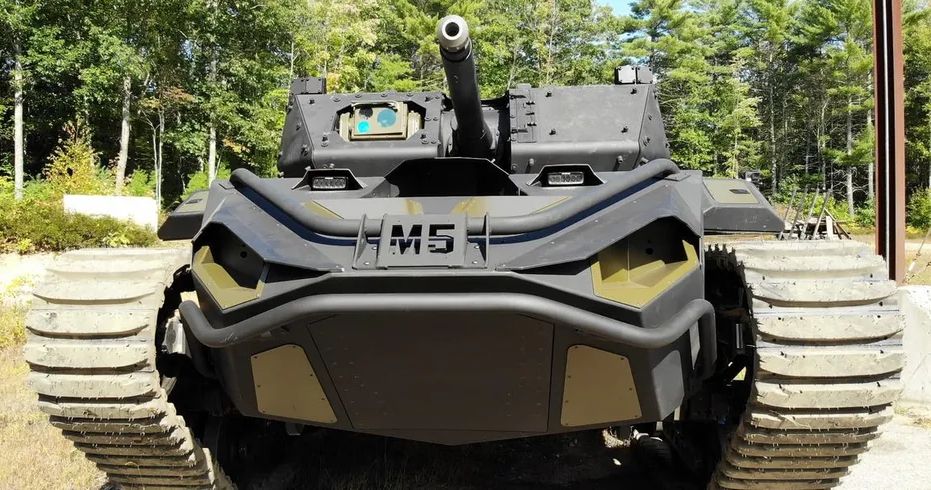 No, Not That M5! Ripsaw M5 Robotic Battlewagon Can Crush Cars And ...