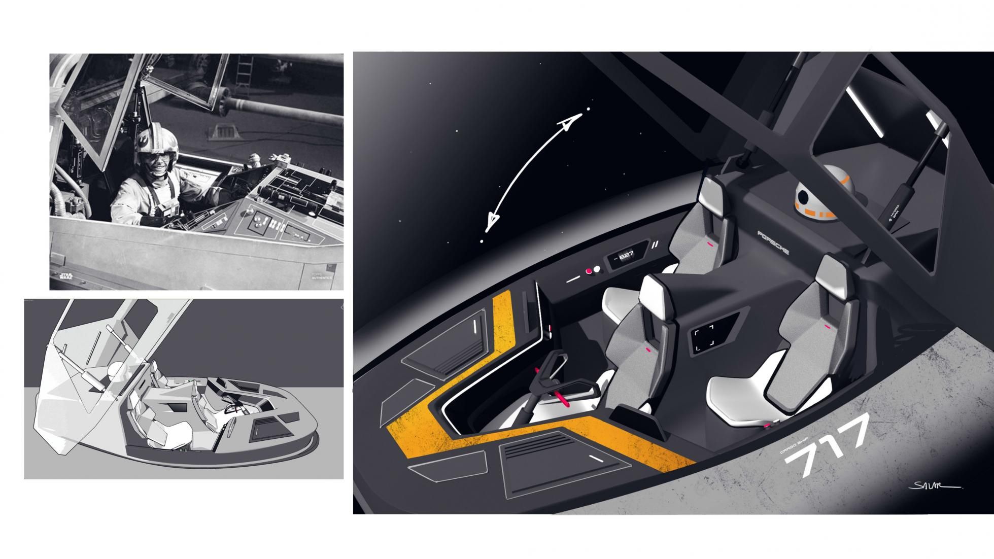 Porsche’s Star Wars Spaceship Doesn’t Look Too Much Like A 911 In ...