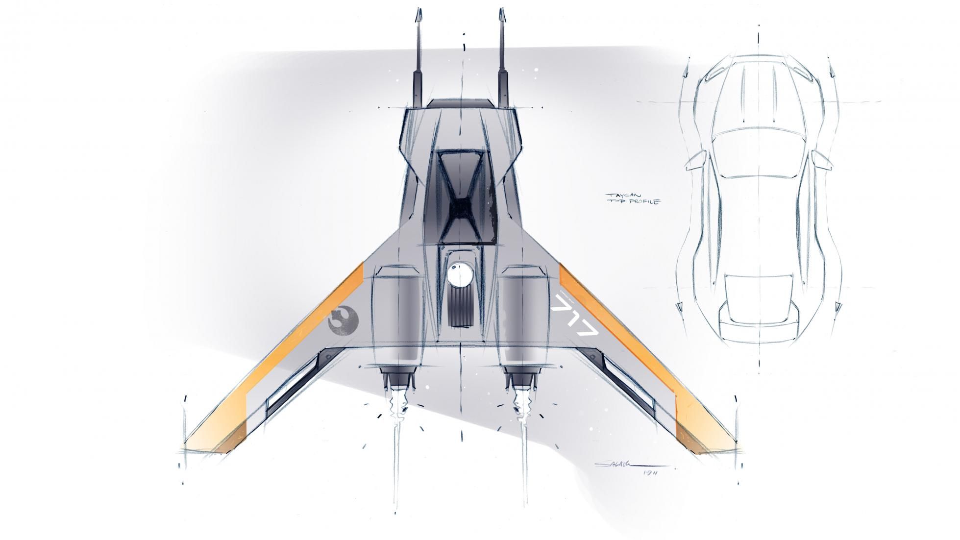 Porsche’s Star Wars Spaceship Doesn’t Look Too Much Like A 911 In ...