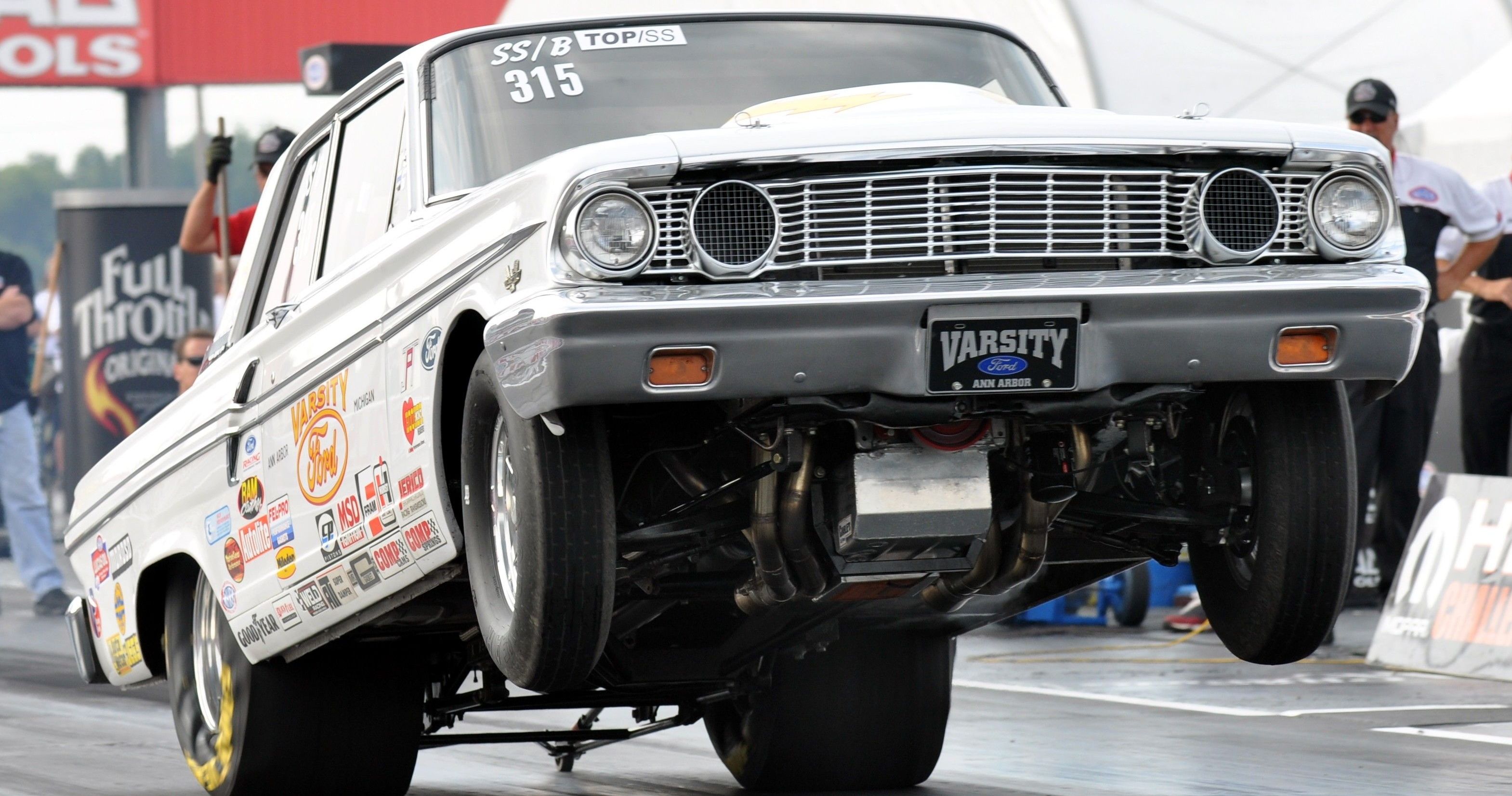 1964 Ford Fairlane Thunderbolt Drag Car In Focus