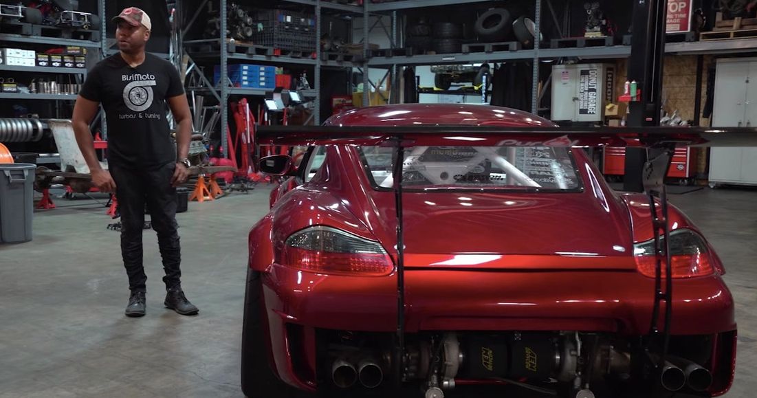 Bisimoto Engineering's Wild Center Seat Porsche Biturbo Boxster