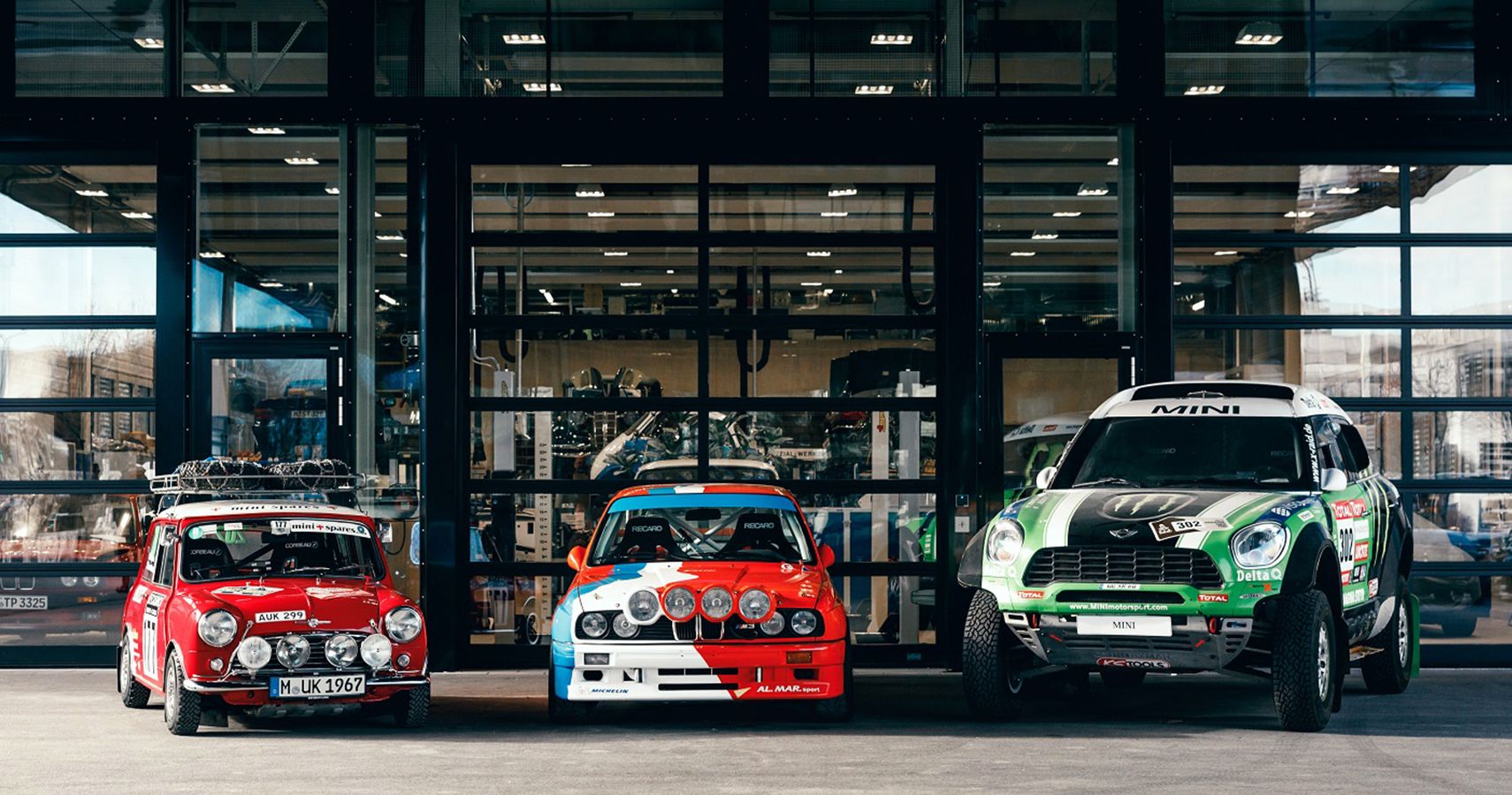 BMW Goes Ice Racing With Trick E30 And Mini Coopers