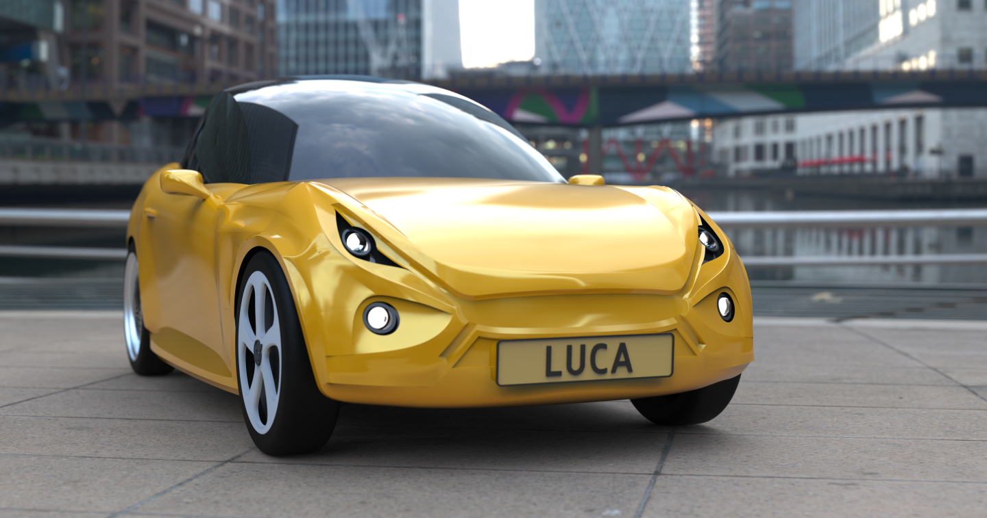 All-New Luca EV Concept Built Out Of Plastic Waste