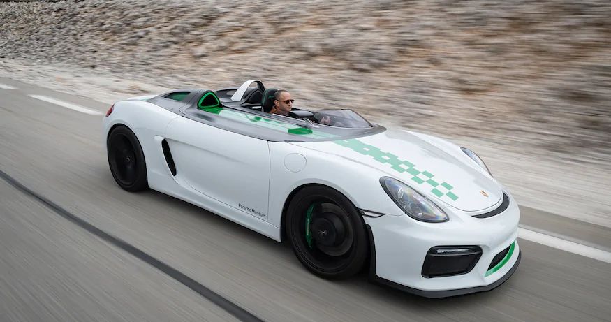 Porsche's Legendary 908 Bergspyder Hill Climber Meets Boxster Bergspyder