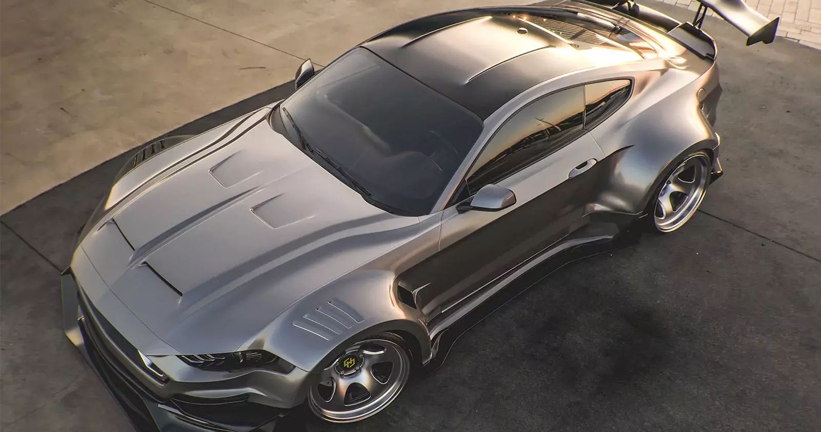 Now THAT'S A "Hotcar"! Shelby "Super Snake" Widebody Renders Sizzle