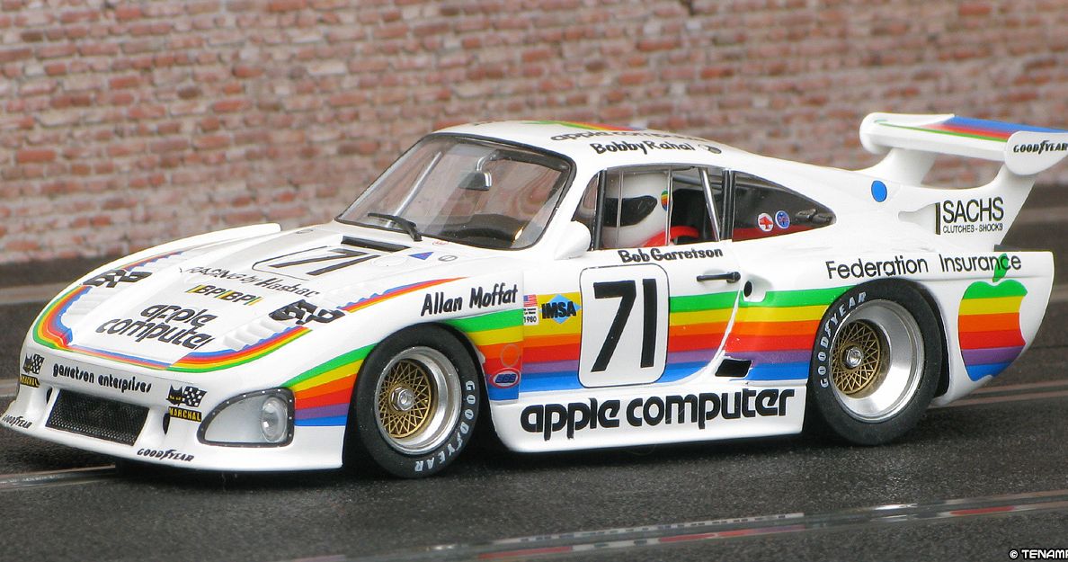 Apple Liveried Porsche 935 K3 Tribute Merges 80's Style, Modern Tech