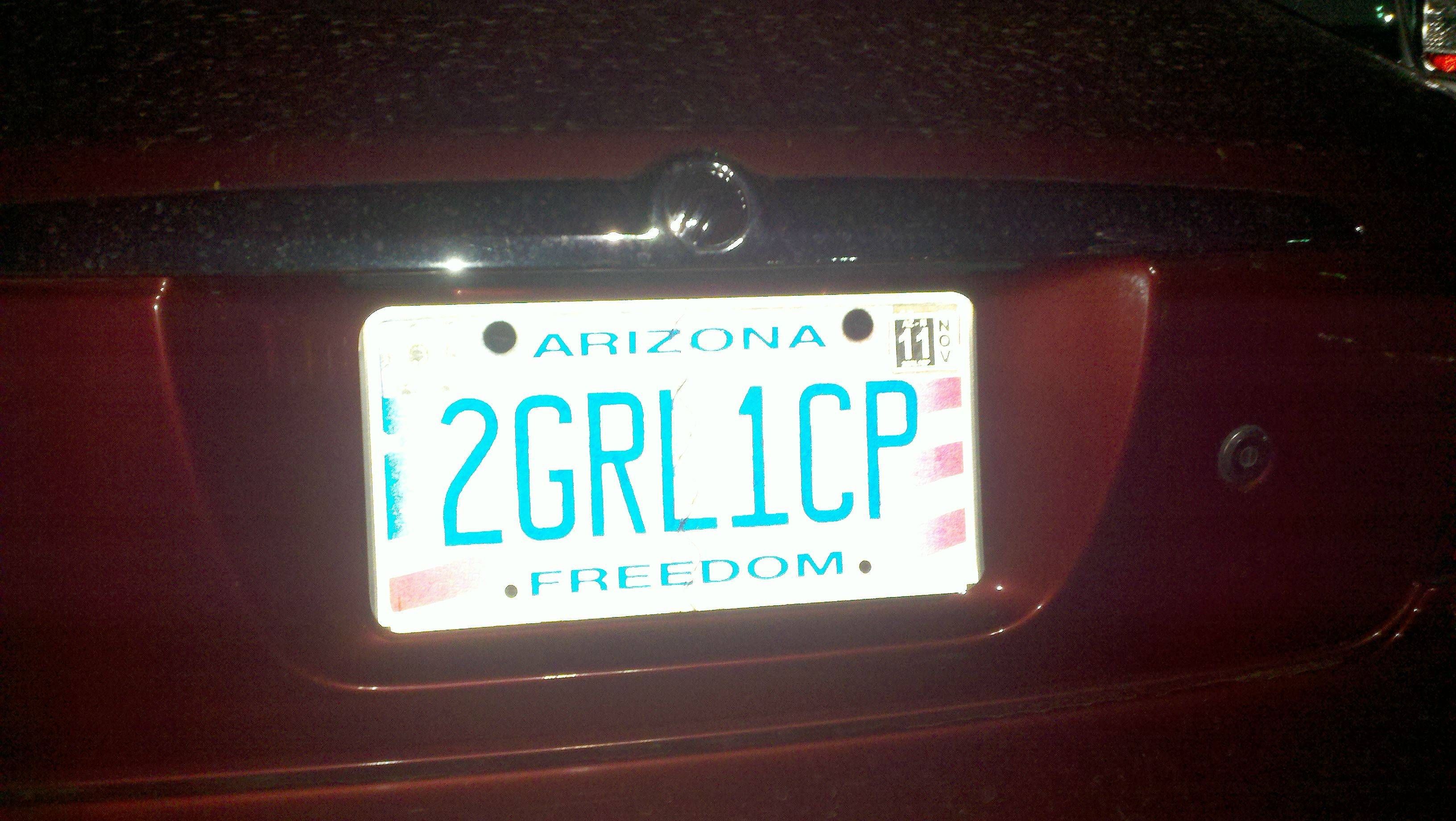 15 Terrible License Plates People Got Away With At The DMV