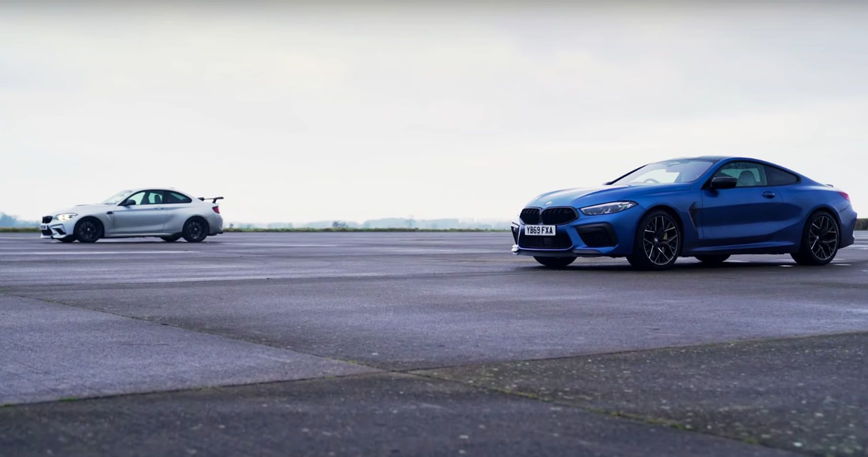 Sibling Rivalry: BMW M2 Vs M8 Drag Race