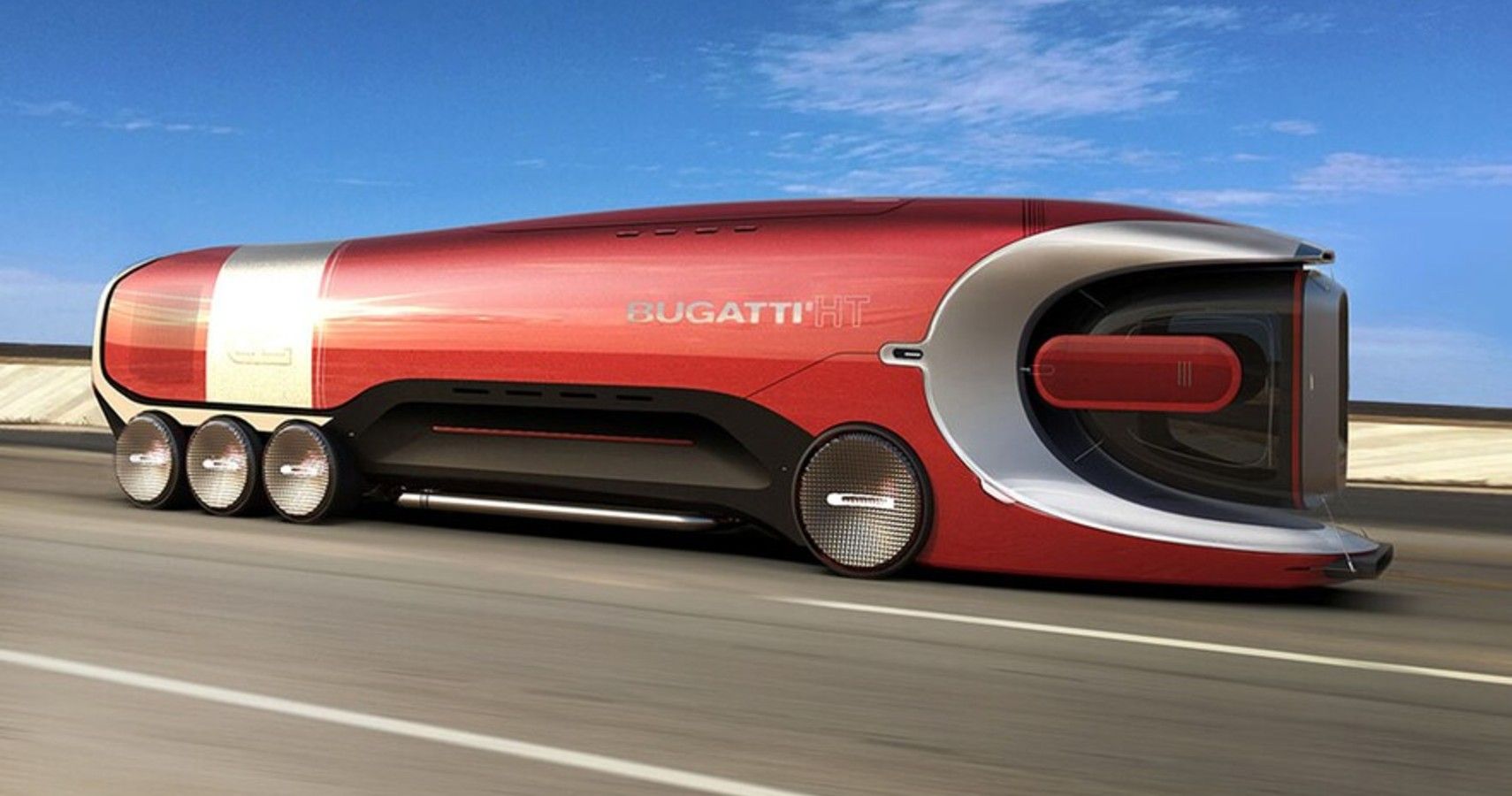 Check Out These Wild Bugatti Truck Renders