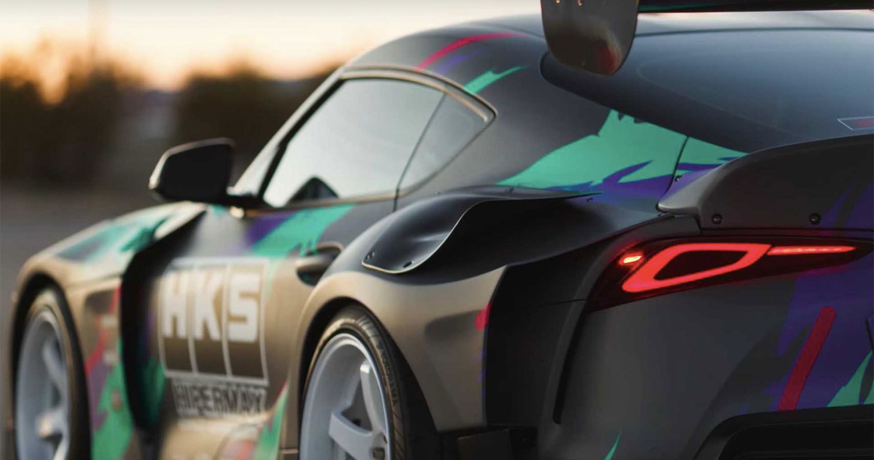 Check Out HKS' All-New Widebody Toyota Supra