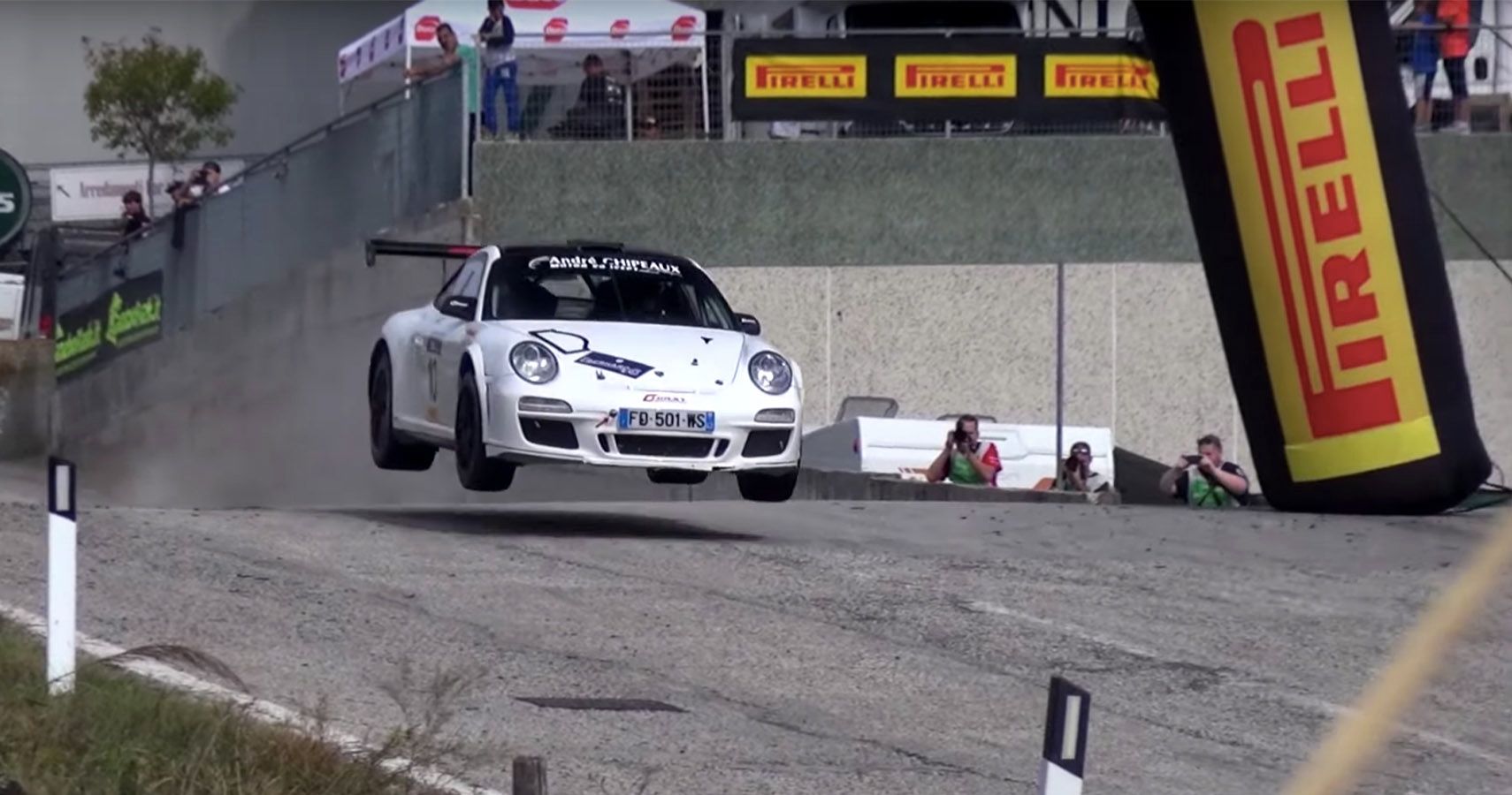 Watch And Listen As A Porsche 911 GT3 Tears Up Rally Course