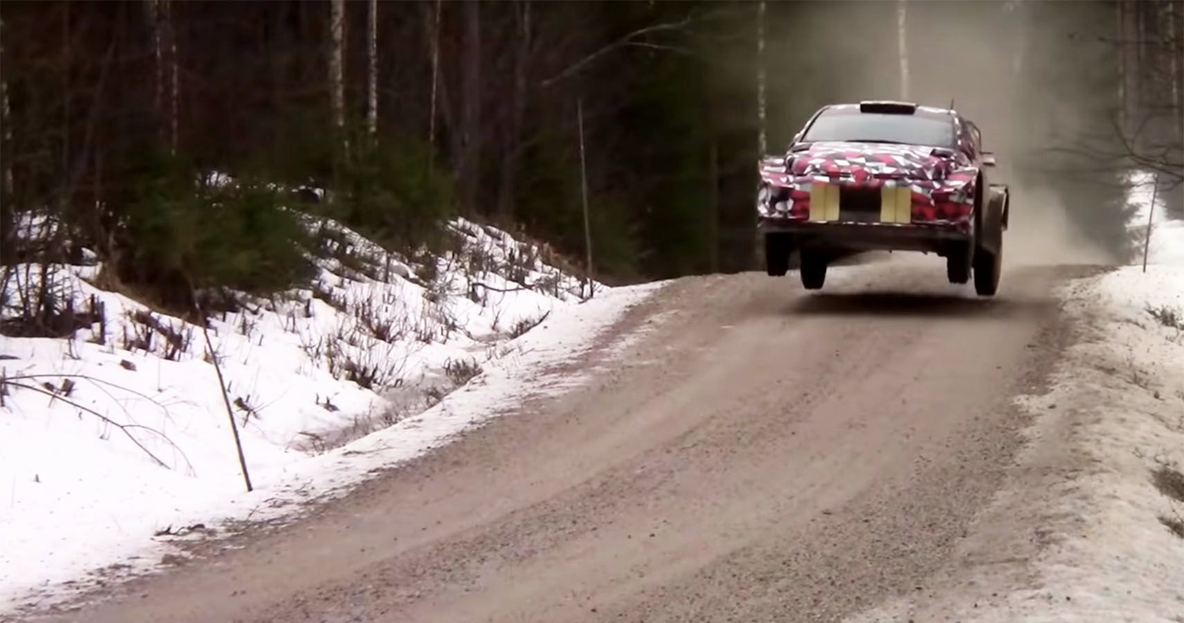 Watch The Toyota GR Yaris Rally Car Go Through Snow Testing