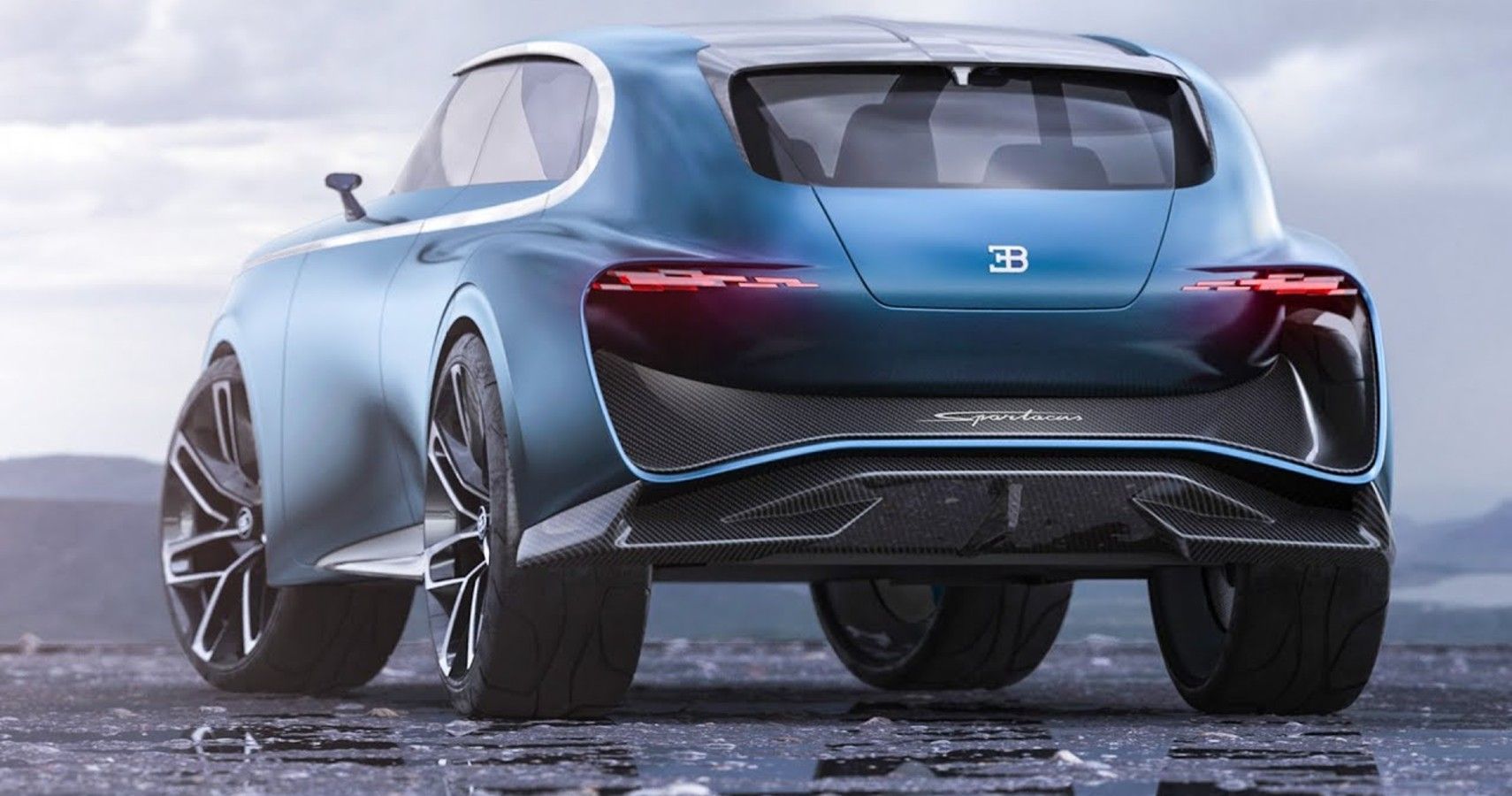 Bugatti Teases Urus-Based 1,000 HP Crossover Concept