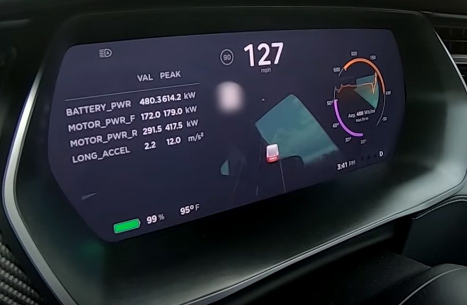 Tesla Model S Sports All-New Cheetah Stance Launch Mode