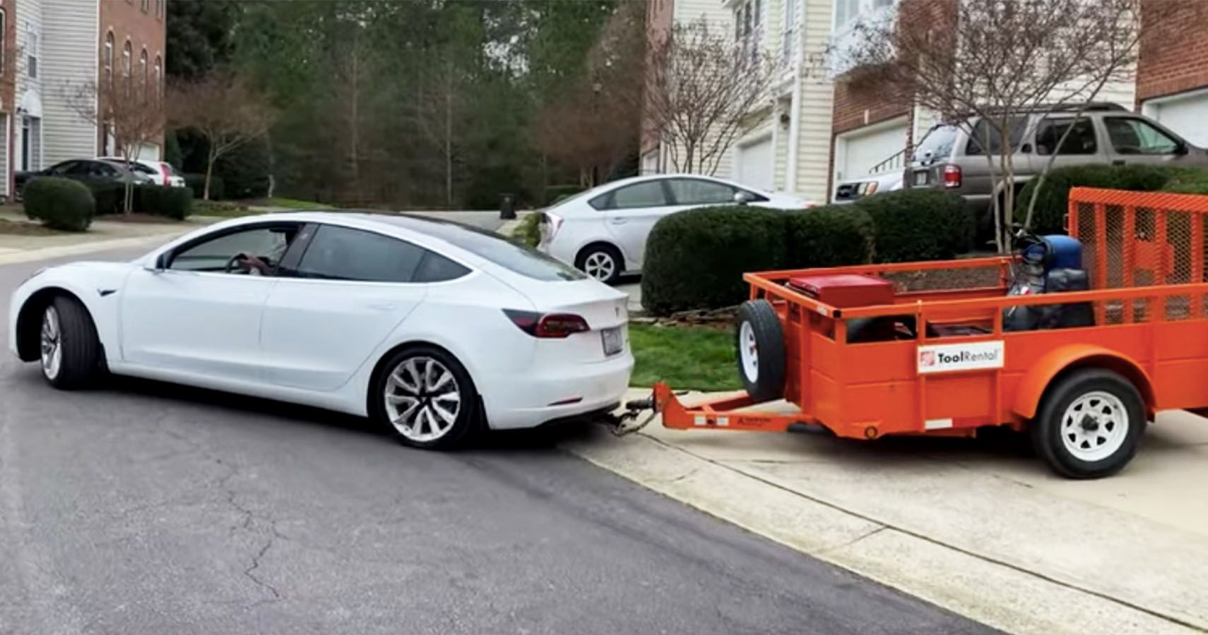 Towing With A Tesla Is Probably Not A Good Idea