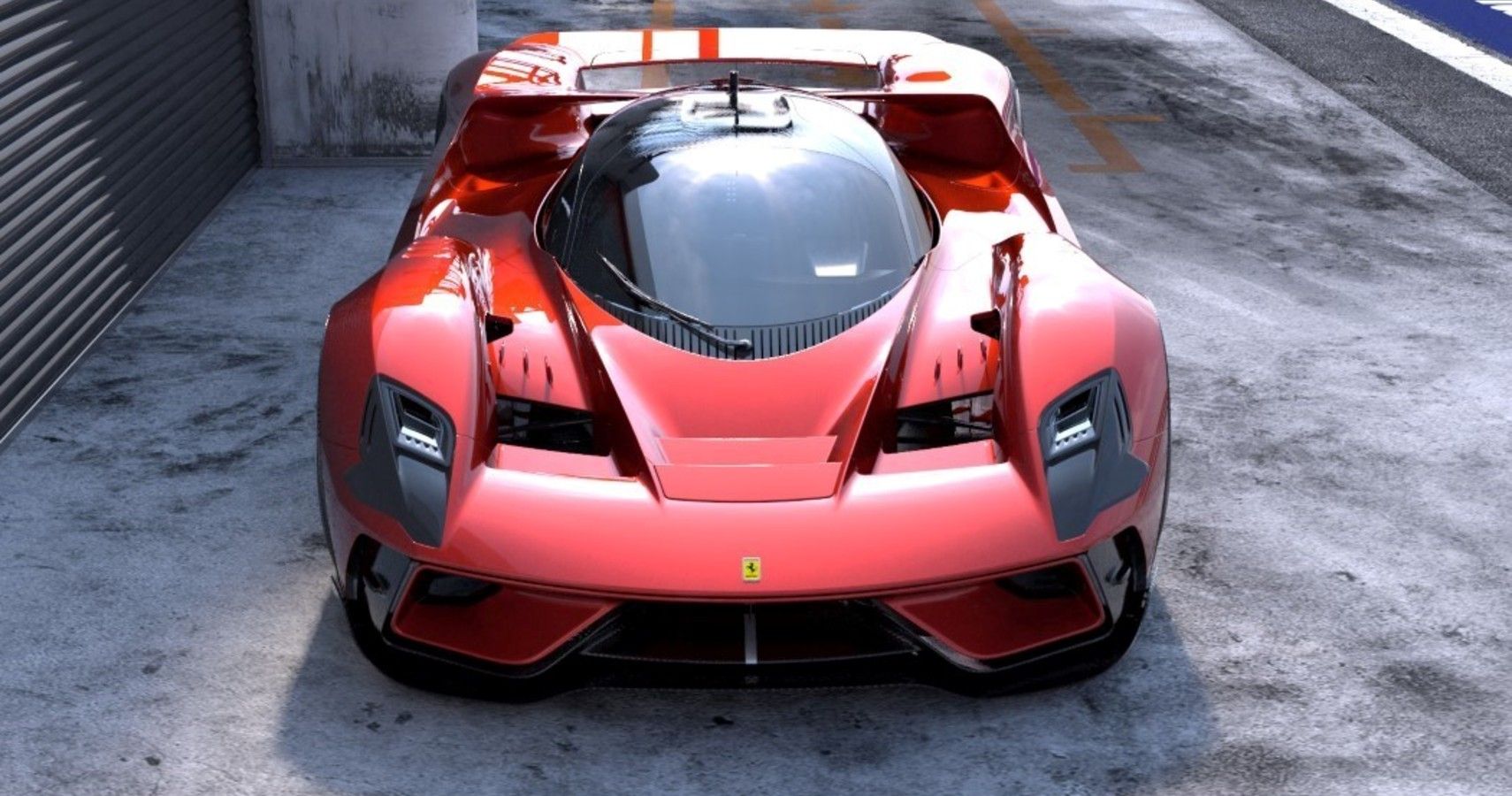 Check Out These Wild New Ferrari Hypercar Renders