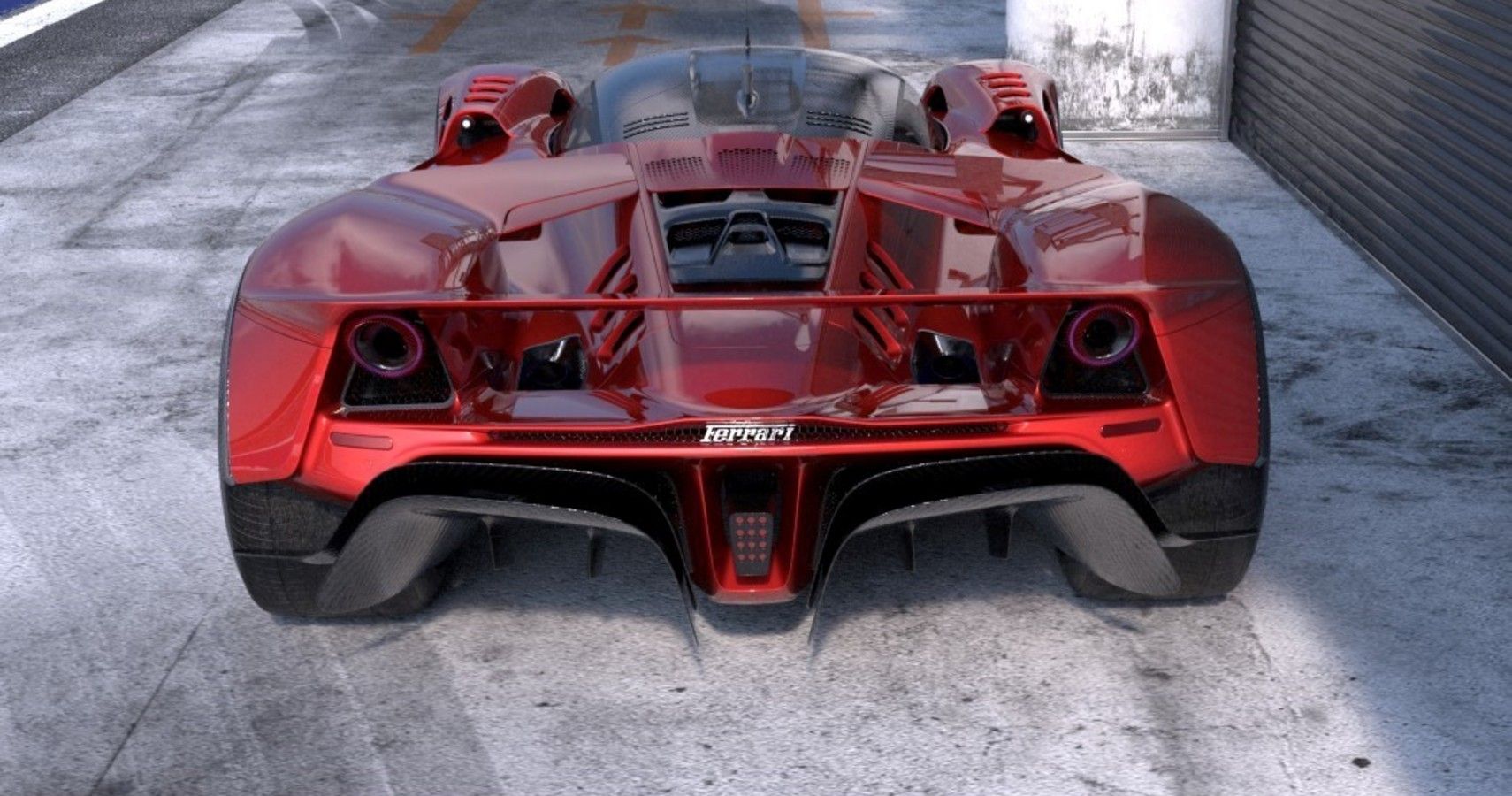 Check Out These Wild New Ferrari Hypercar Renders