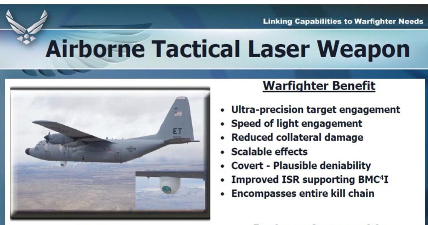 U.S. SpecOps AC-130J "Ghostrider" To Test High Energy Laser