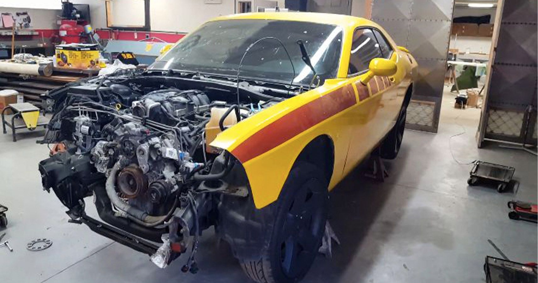 Watch A 2010 Challenger Transform Into A Plymouth GTX Restomod
