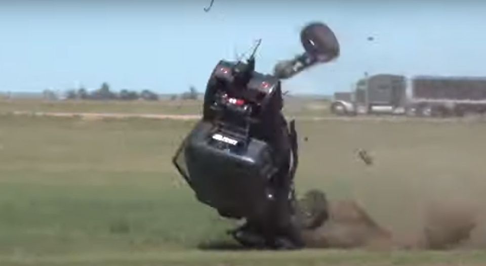 Driver Survives Rollover In Souped-Up Model A During Drag Race