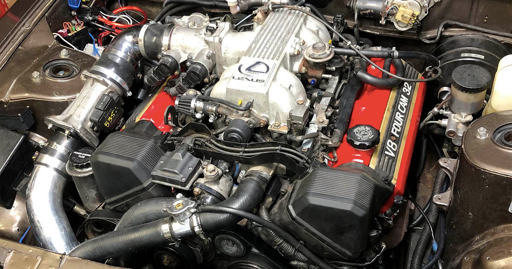 Custom 1985 Nissan 300ZX Packs Supercharged V8 Power