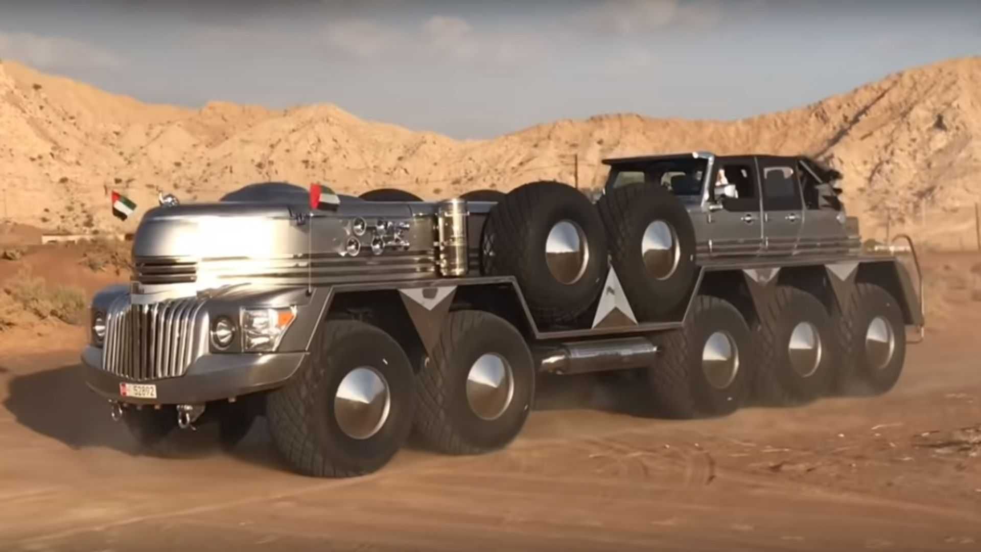 The Dhabiyan: A Jeep Wrangler And A Dodge Dart Combined With An Oshkosh ...