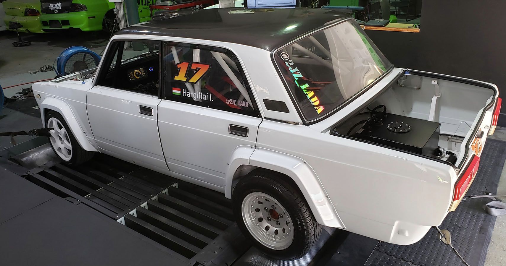 Swapped! 1988 Lada Gets Turbo 2JZ-GTE Power