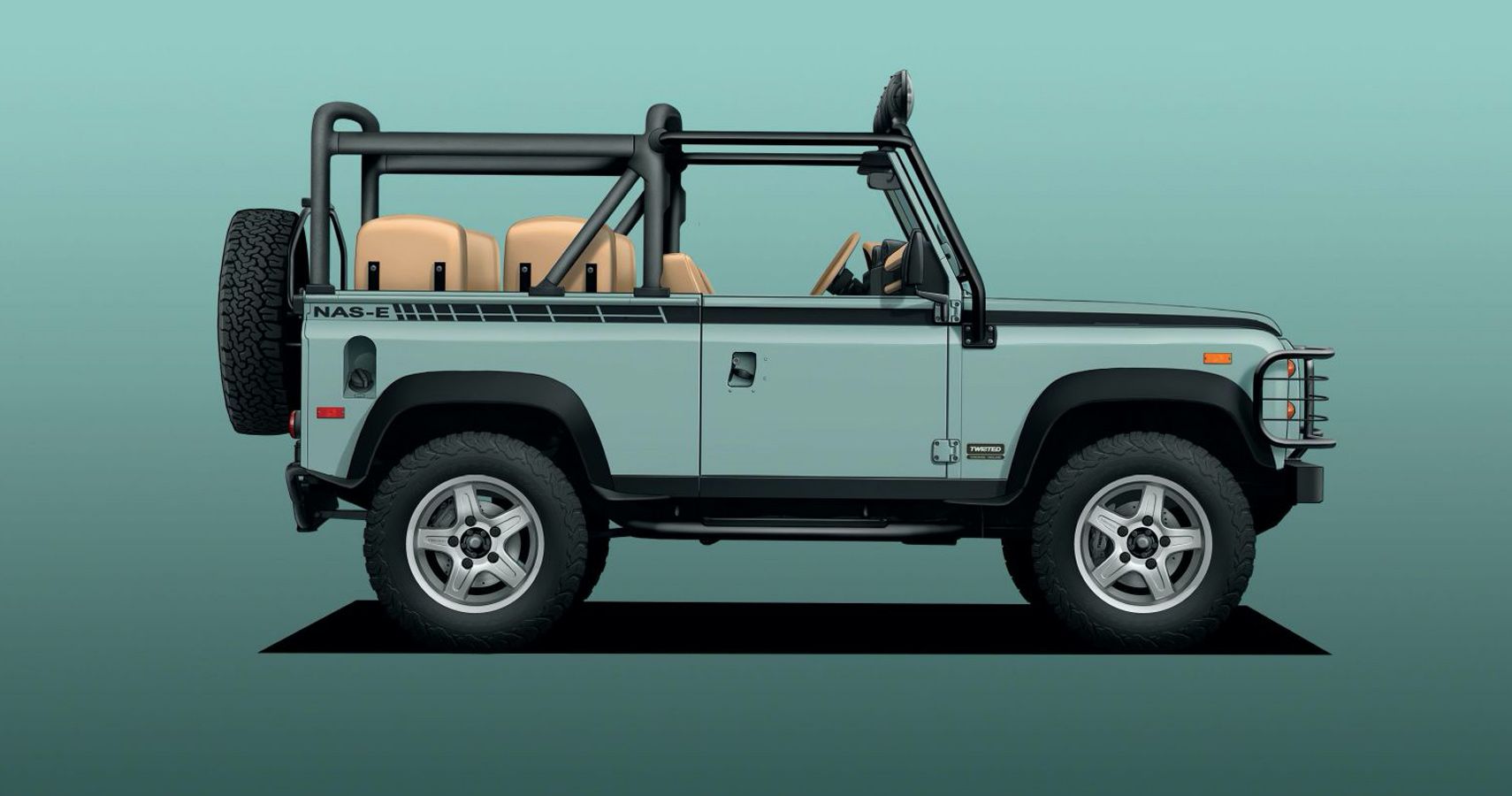 Twisted Automotive Unveils Electrified Land Rover Defender "NAS-E"