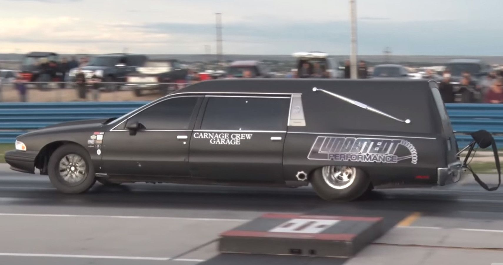 1320Video Rides Six Deep in Turbocharged Limo Drag Racer