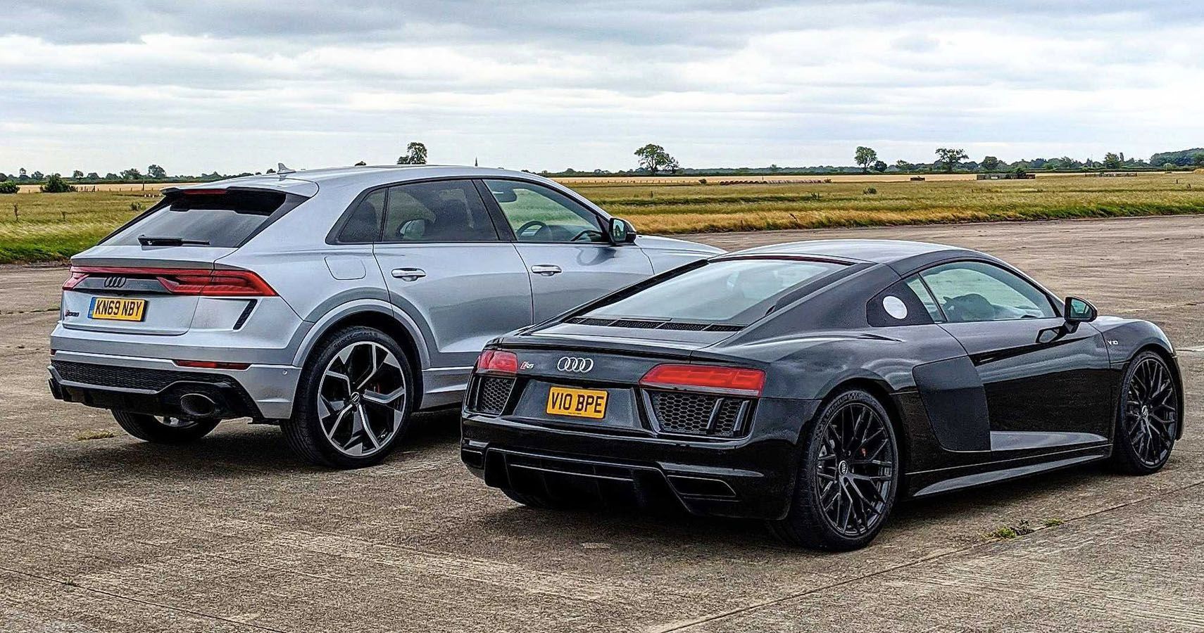 Super SUV Vs Legit Supercar: Audi RS Q8 Drag Races An R8