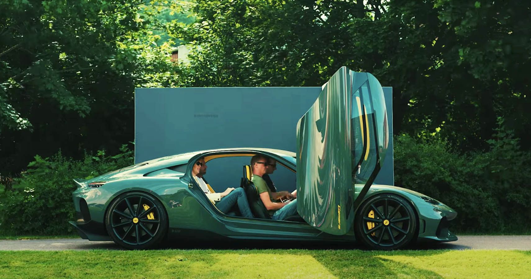 Watch Koenigsegg Pack Four Six-Footers In The Gemera Supercar