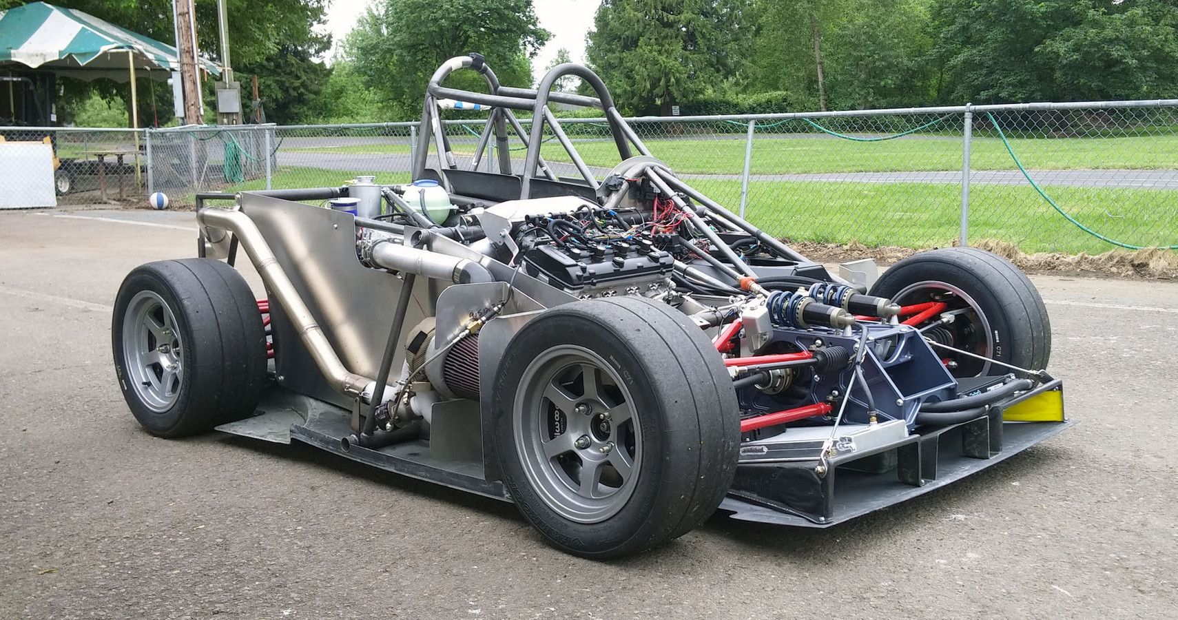 Race Car With Motorcycle Engine