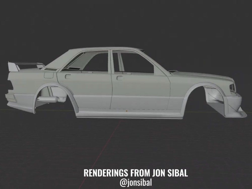 Check Out Drift Champ Dai Yoshihara's Mercedes 190E Evo Track Build