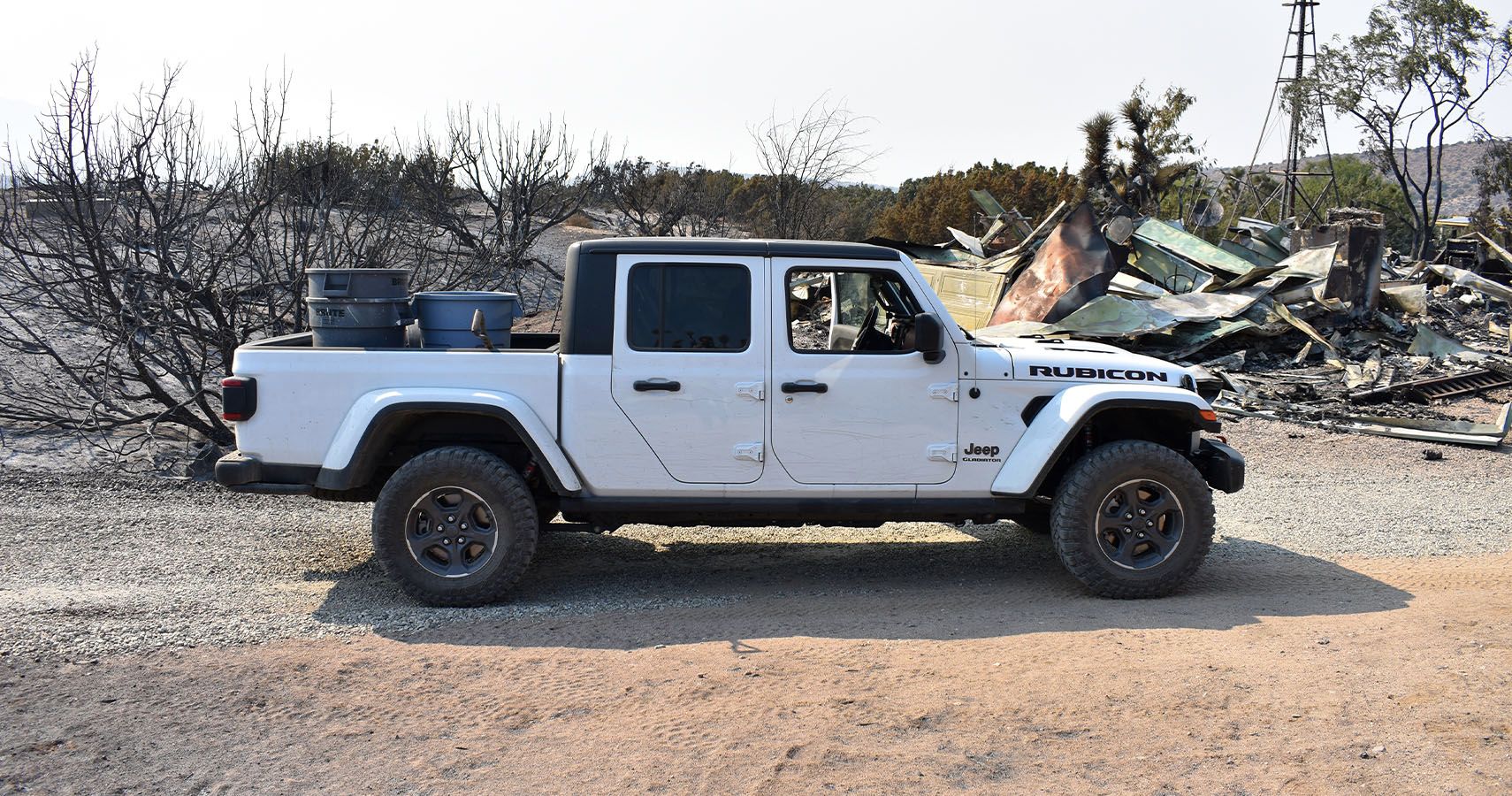 Review: Off-Roading A Jeep Gladiator Rubicon In Fire-Ravaged California