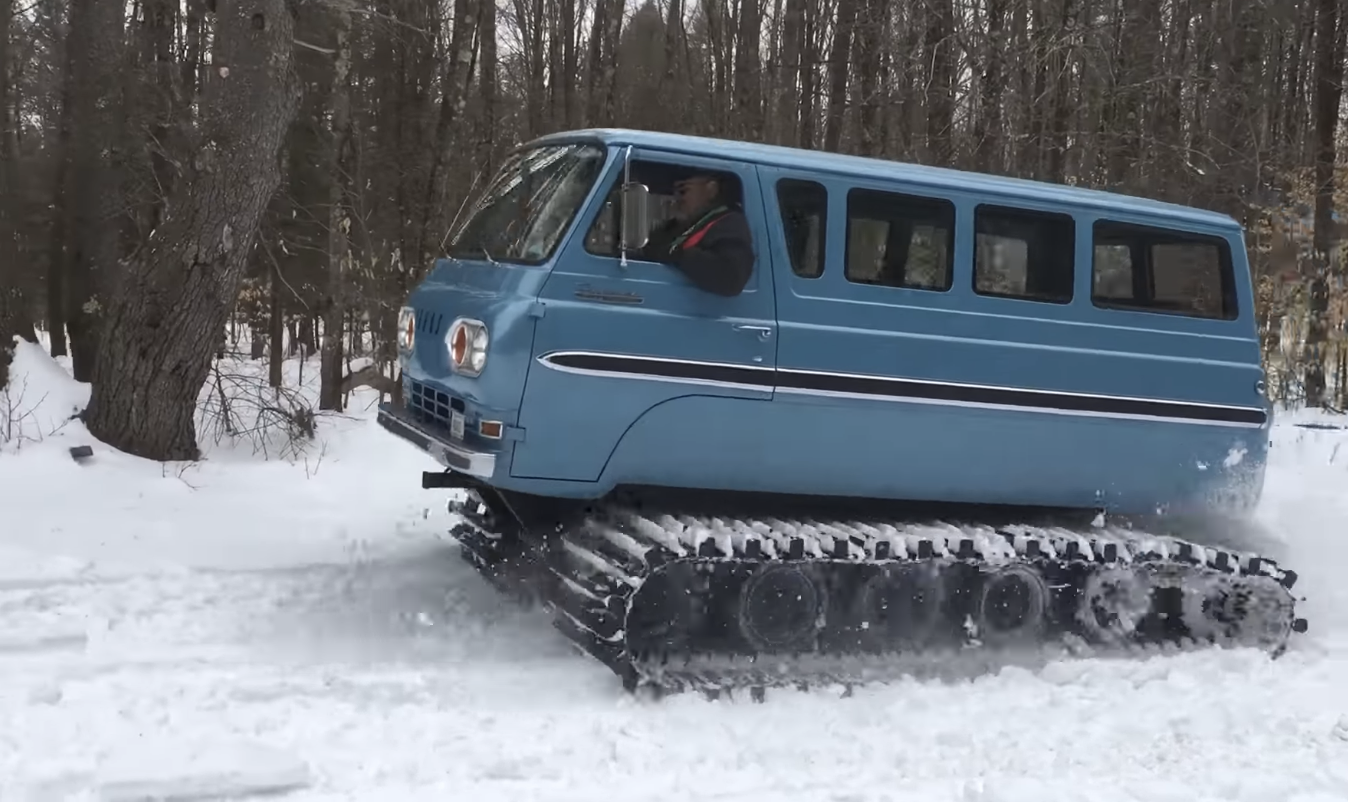 These Cars Were Modified With Tank Tracks, And They Look Awesome