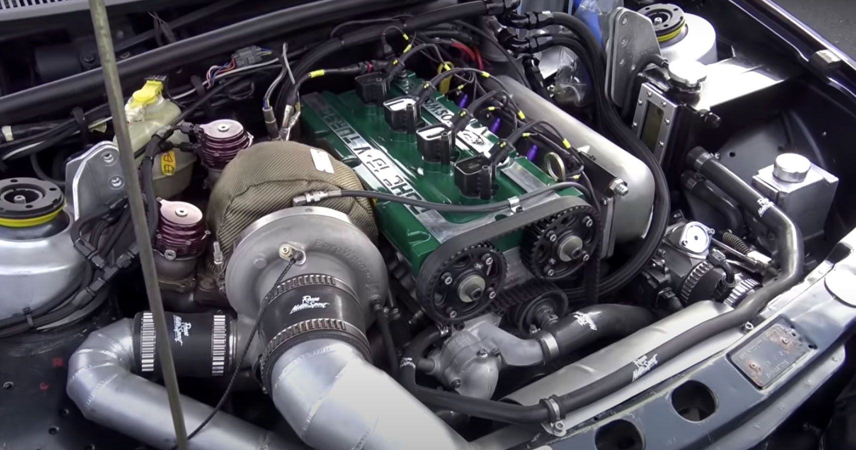Watch This Surprisingly Street-Legal 900HP Ford Sierra Hit The Drag Strip