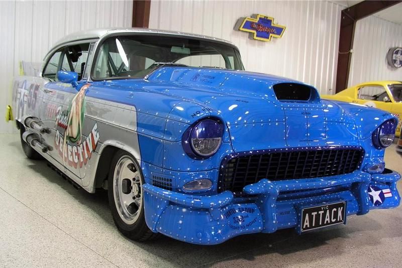 This Rolls-Royce Merlin Swapped 55 Chevy Is The Most Ridiculous Engine ...