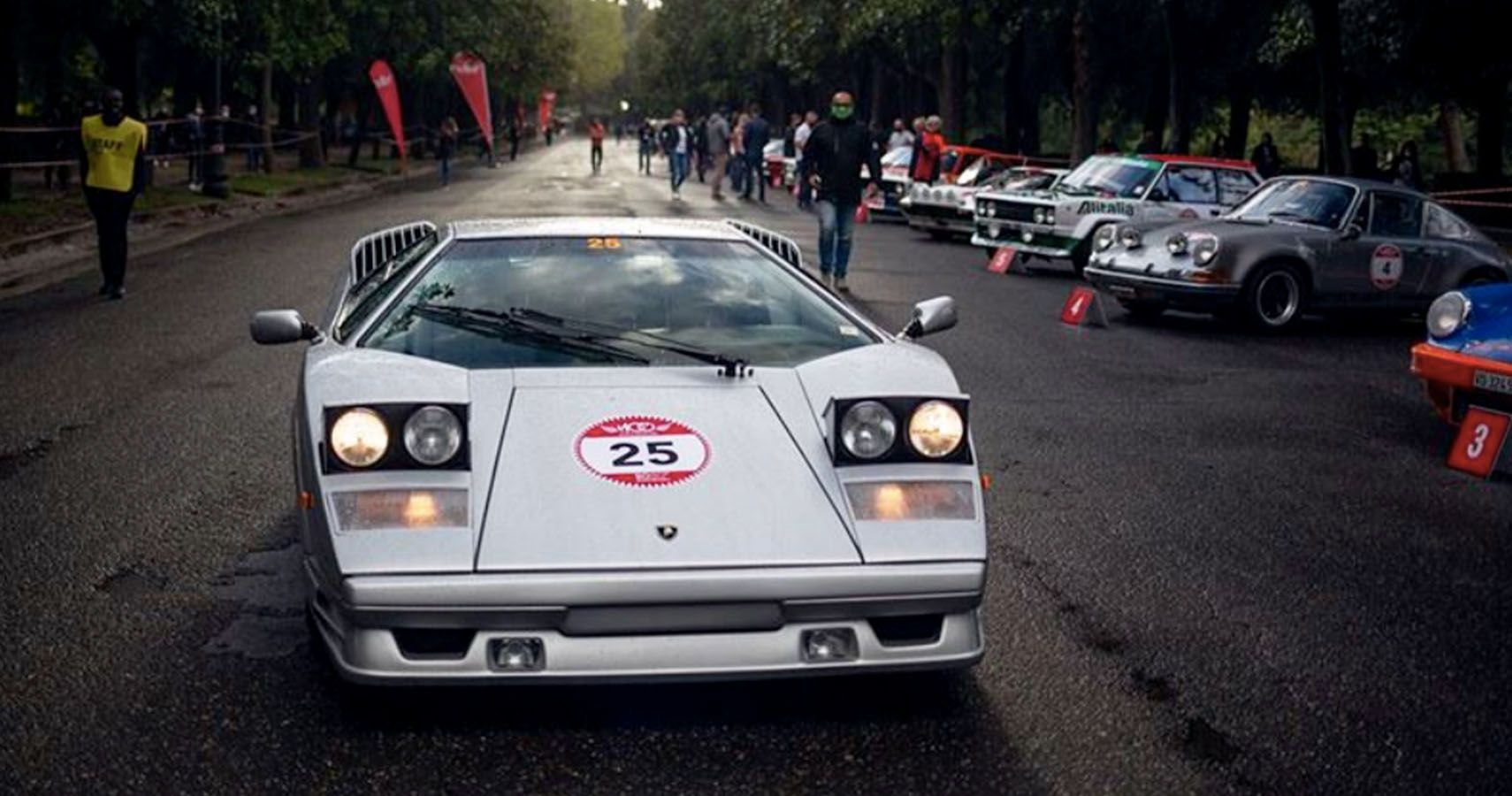 Lamborghini Digs Out A Countach And Jarama From Museum For Modern Rally