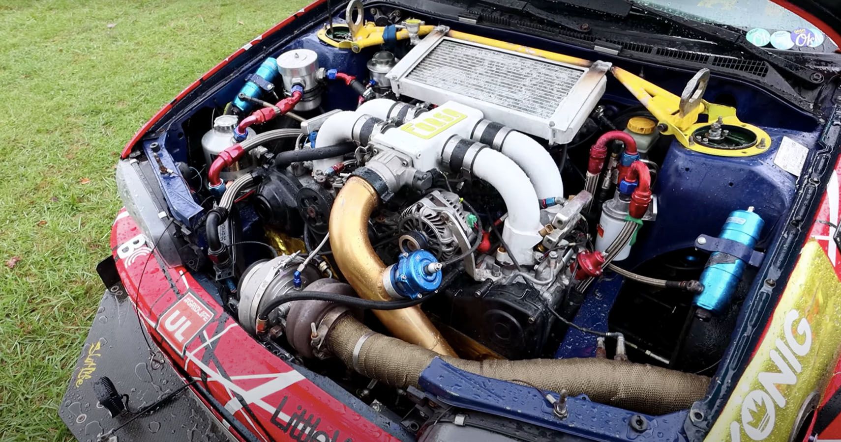 Van Halen's Guitar Inspired This Hardcore GC8 Subaru's Startling Exterior