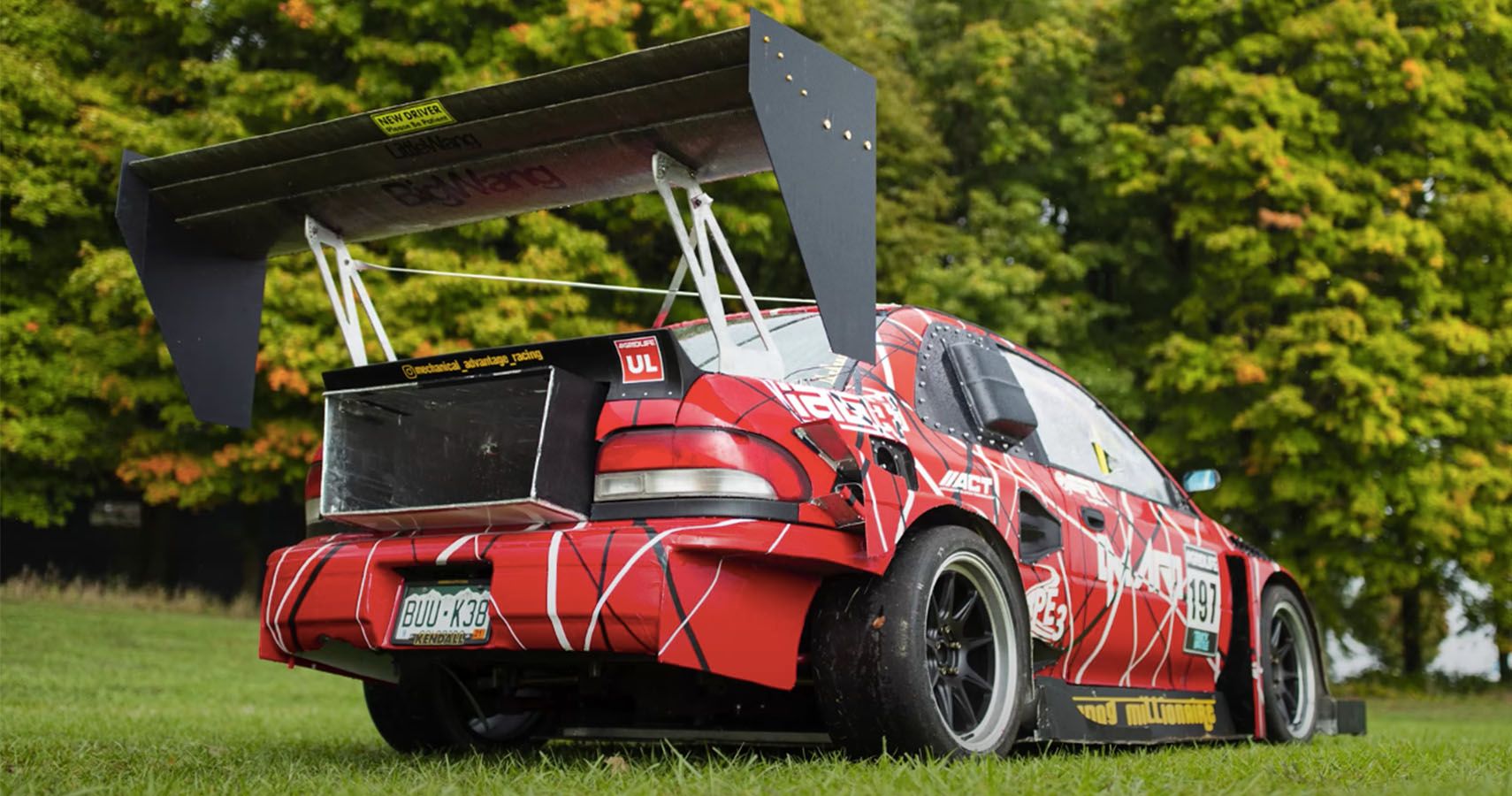 Van Halen's Guitar Inspired This Hardcore GC8 Subaru's Startling Exterior