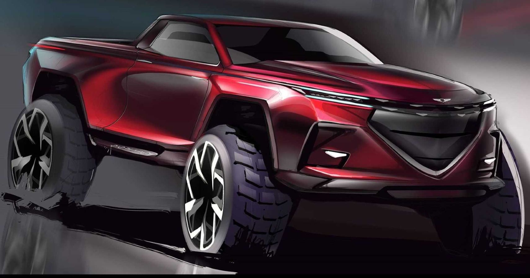 Fan Renderings Show Luxury Genesis Pickup