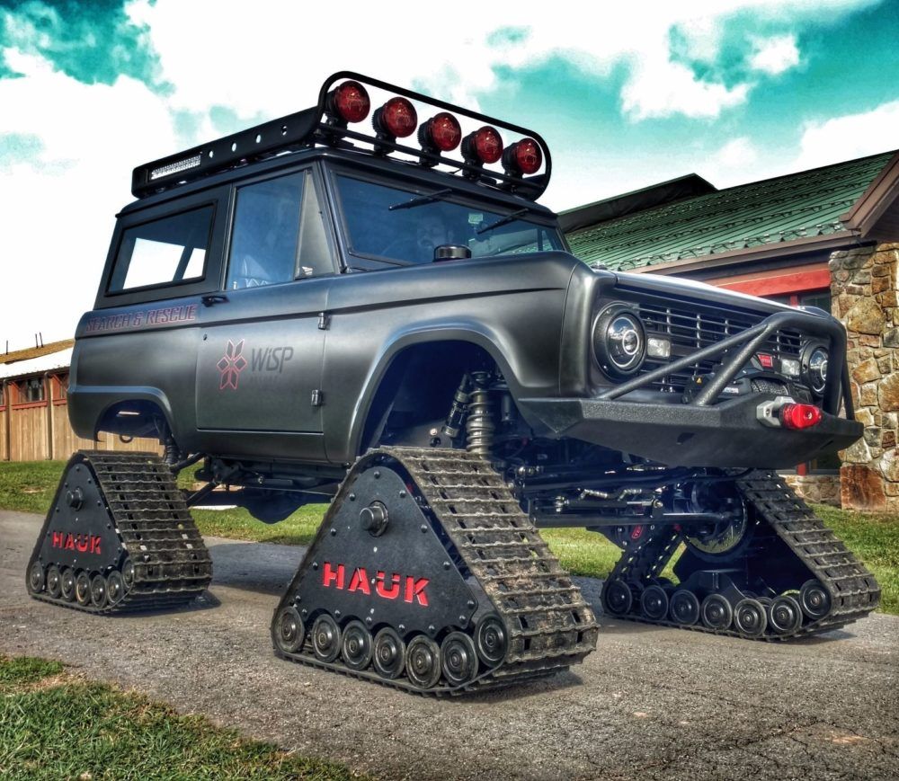These Cars Were Modified With Tank Tracks, And They Look Awesome