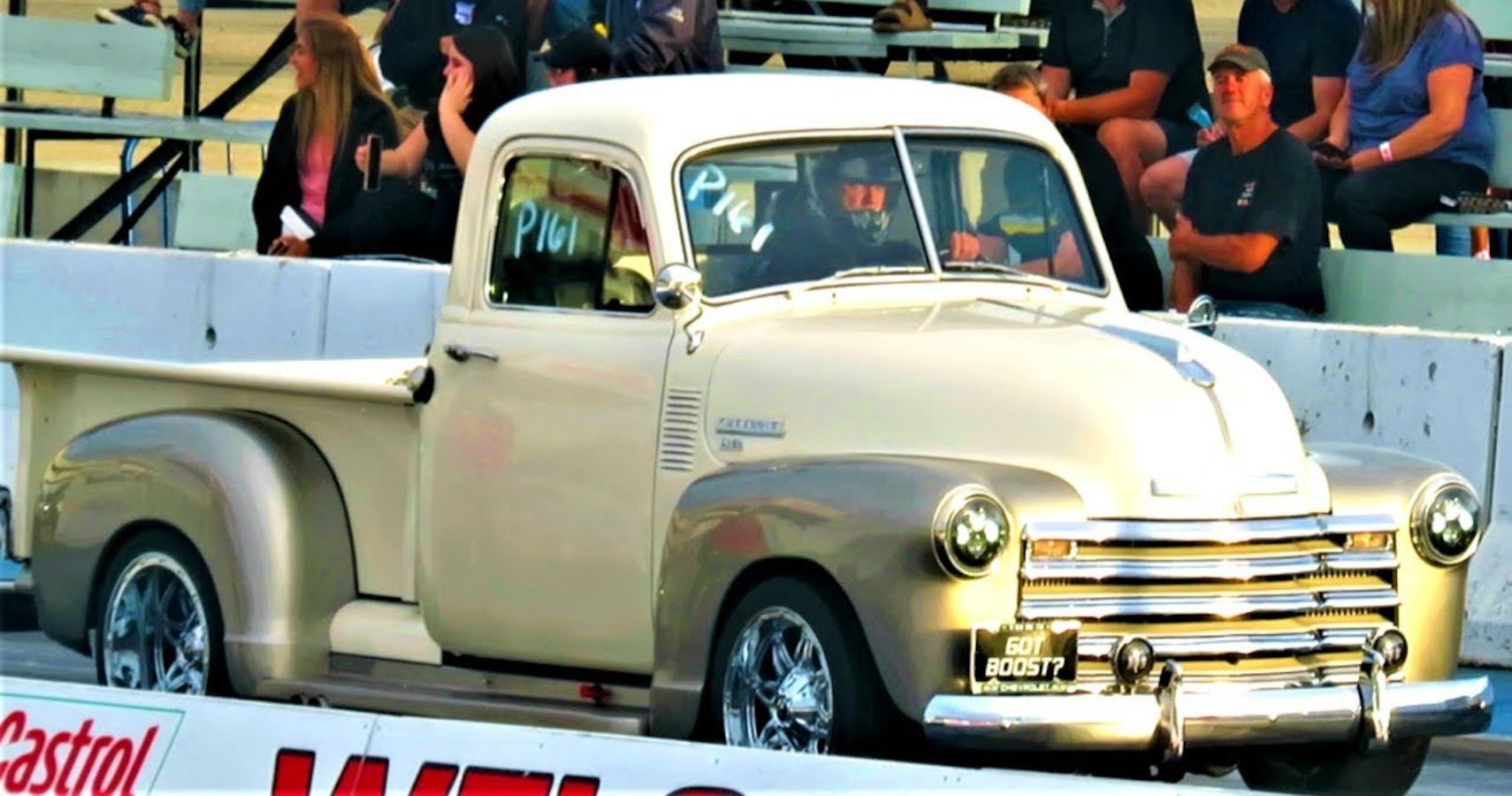 This Classic Chevy 3100 Pickup Decimates A Subaru WRX STI In Quarter ...