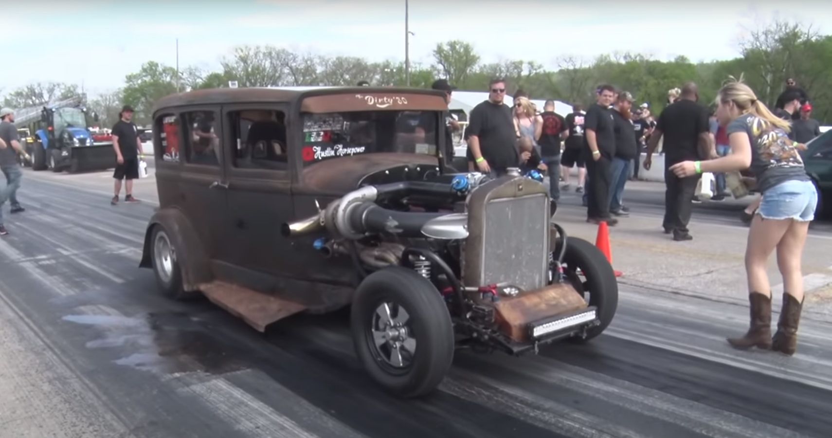 Watch This Driver Escape His Plymouth Passion Project After Fiery Crash
